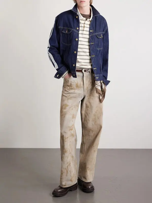 Kapital Embroidered Denim Jacket