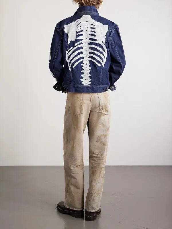 Kapital Embroidered Denim Jacket