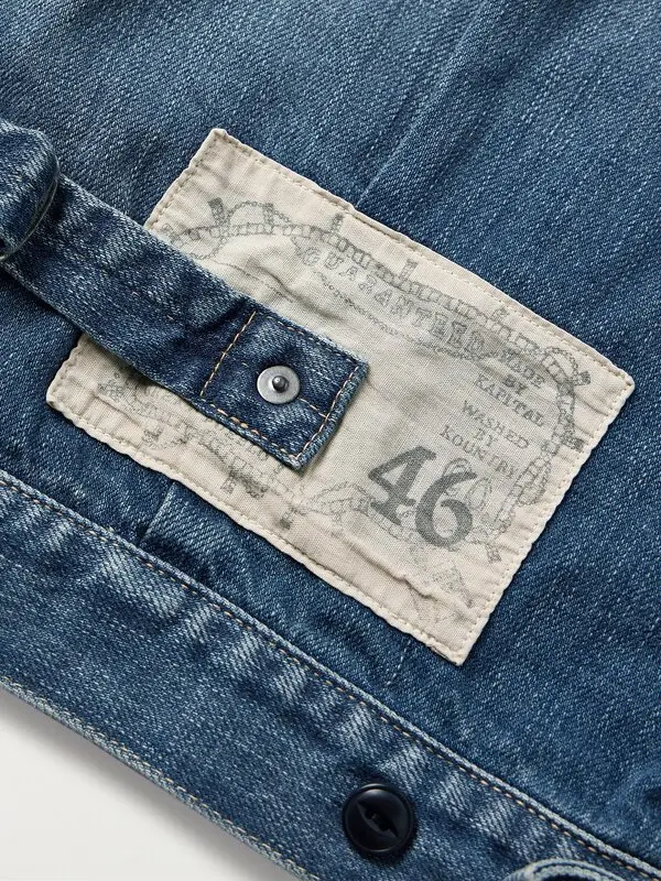 Kapital Thunderbird Panelled Denim Blouson Jacket