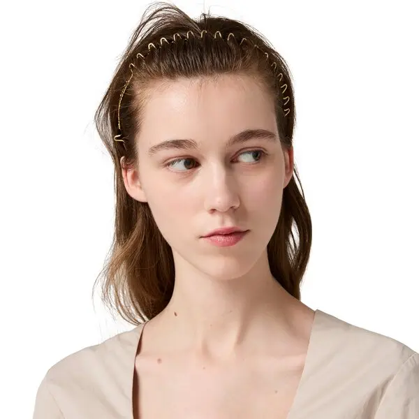 Miu Miu Metal And Leather Headband