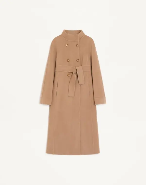 Valentino Garavani Double Kashmir Coat - Camel