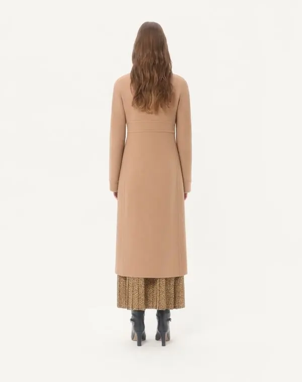 Valentino Garavani Double Kashmir Coat - Camel