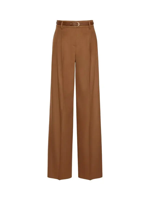 Max Mara Tailored Wide-leg Belted Trousers