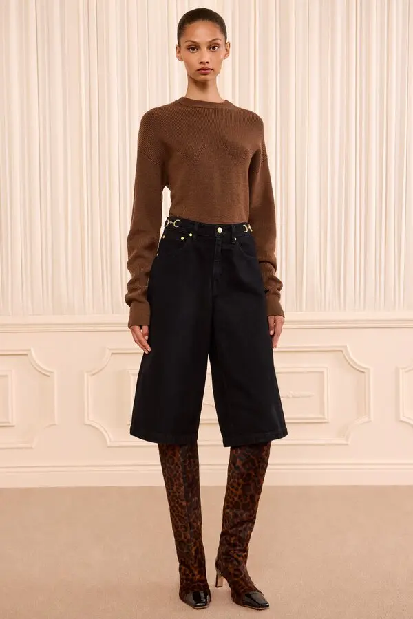 Ulla Johnson The Rowan Denim Culotte