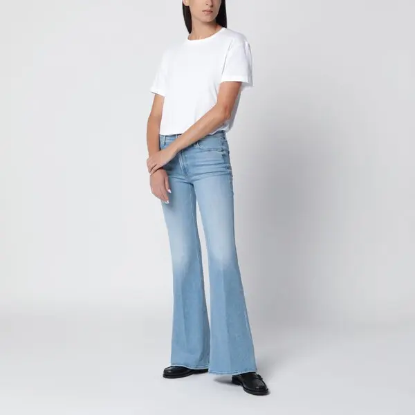 MOTHER The Doozy Flared Trousers In Stretch Denim