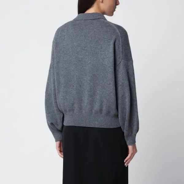 LISA YANG Etta Cashmere Sweater - Grey