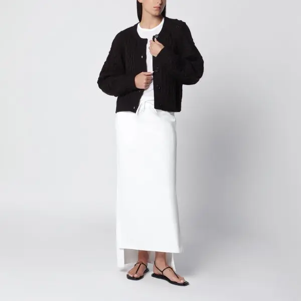 LISA YANG Cable-knit Cashmere Cardigan - Brown