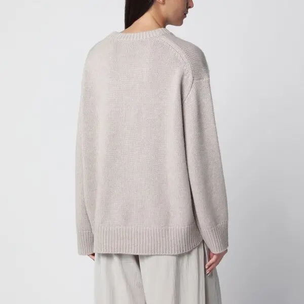LISA YANG Noor Cashmere Crewneck Sweater - Beige