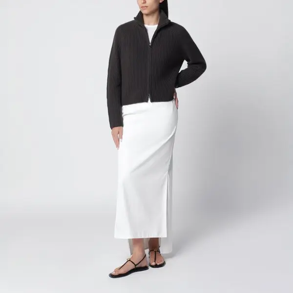 LISA YANG Sadie Zip-up Cashmere Cardigan - Grey