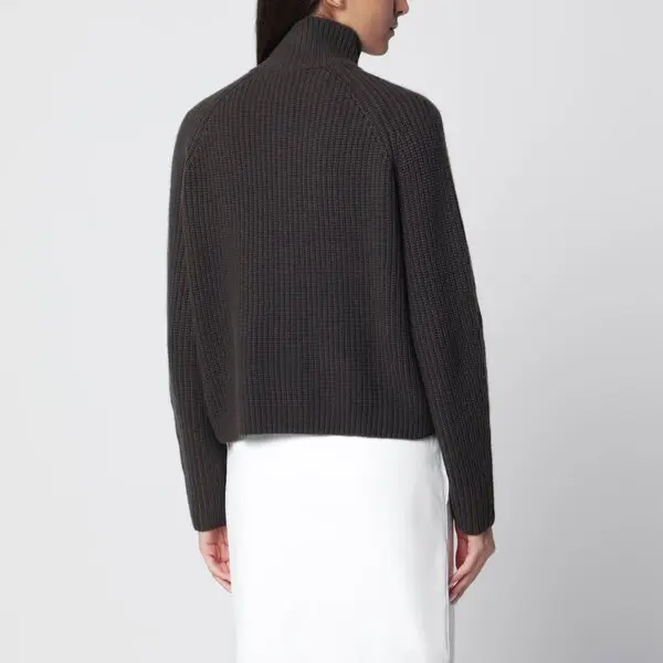 LISA YANG Sadie Zip-up Cashmere Cardigan - Grey