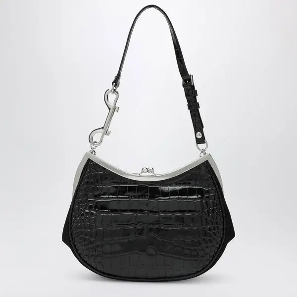 VIVIENNE WESTWOOD Croc-effect Patent Leather Charm Bag