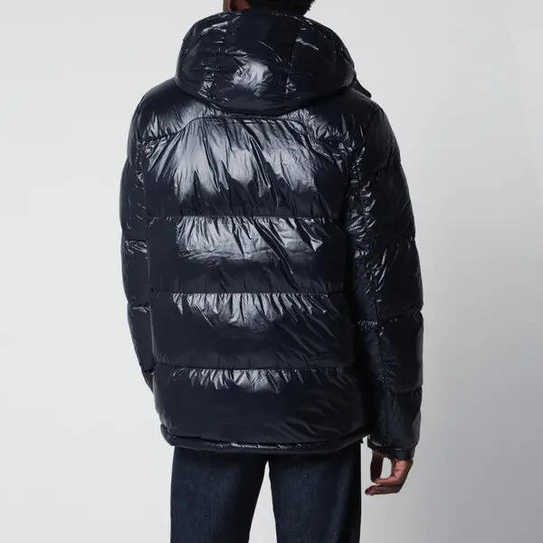Polo Ralph Lauren Navy Glossy-finish Nylon Down Jacket