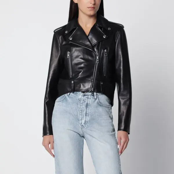 Balenciaga Leather Biker Jacket
