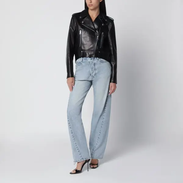Balenciaga Leather Biker Jacket