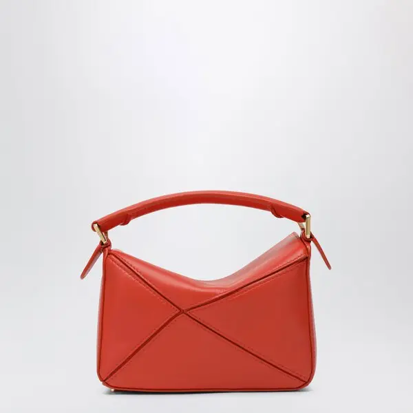 Loewe Puzzle Featherlight Medium Bag - Red