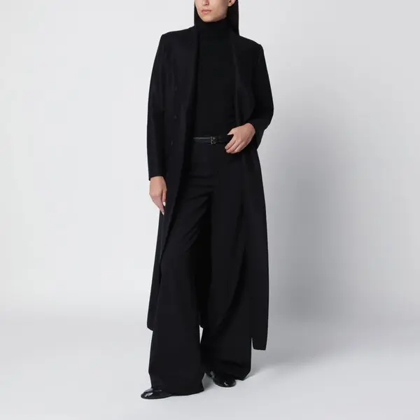 Harris Wharf London Long Double-breasted Wool Coat