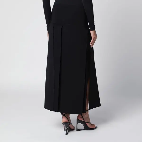 Alaïa Pleated Midi Skirt
