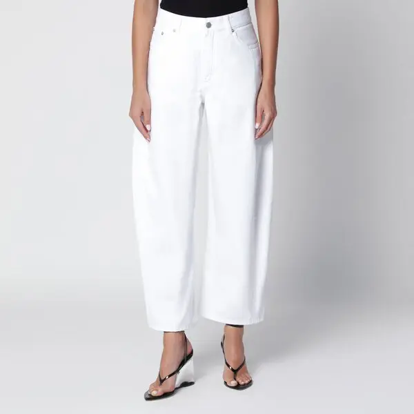 Alaïa Rodeo Denim Trousers - White