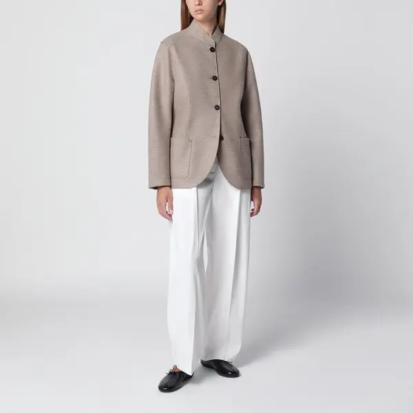Harris Wharf London Mélange Wool Jacket