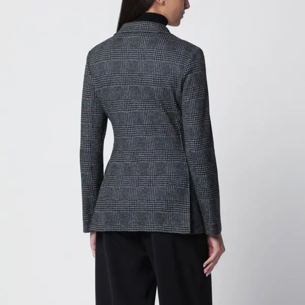 Harris Wharf London Single-breasted Prince Of Wales Check Jacket