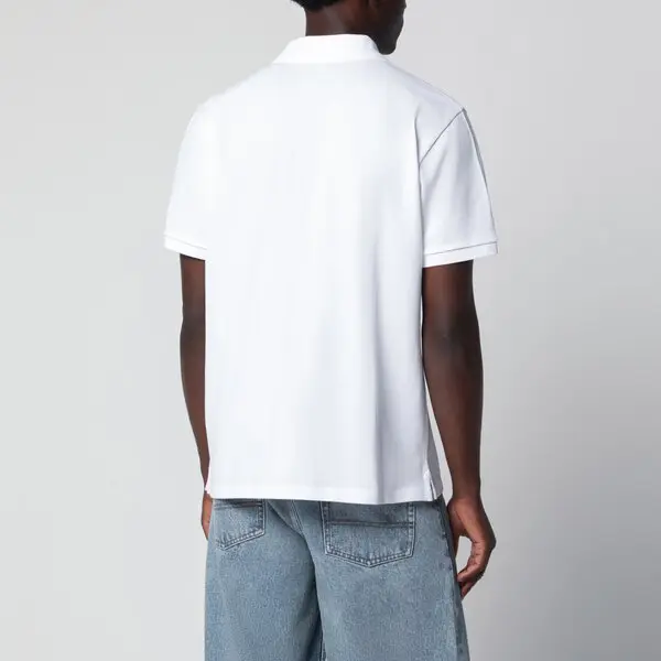 AMI Paris De Coeur Polo Shirt - White