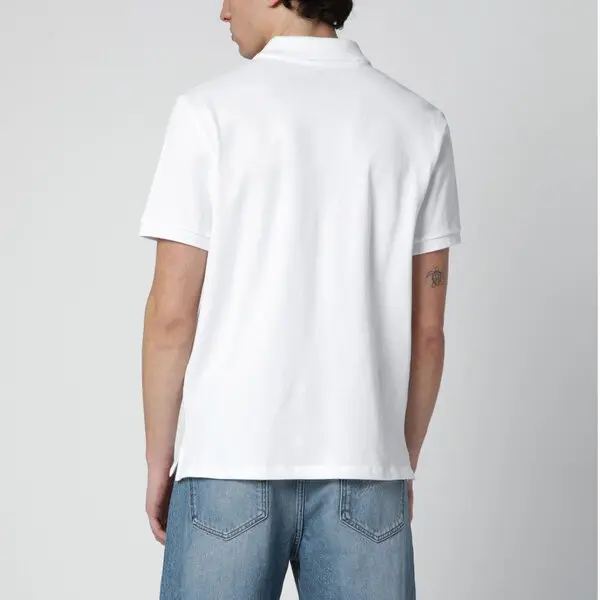 AMI Paris De Coeur Polo Shirt - White