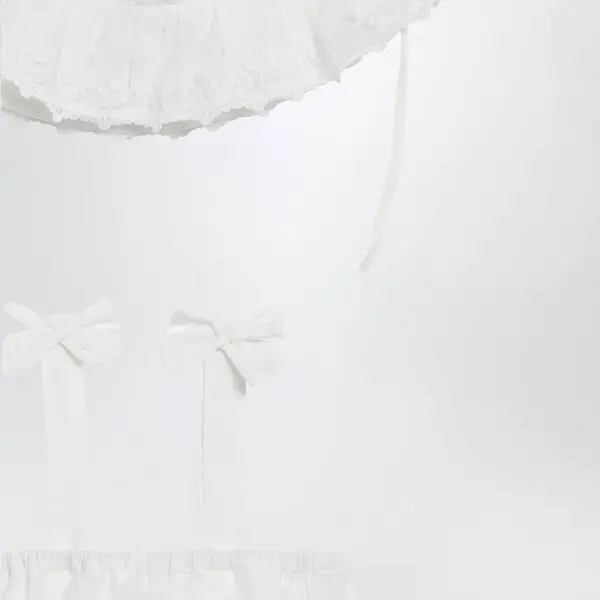 Chloé Cotton Romper And Hat Set