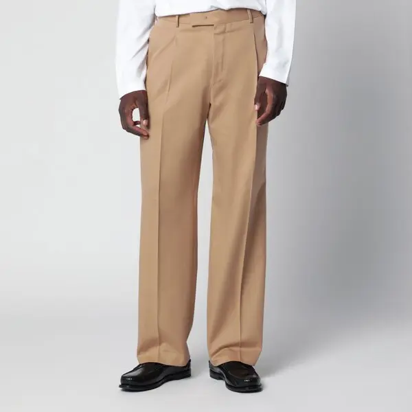 PT TORINO Cotton And Wool Trousers - Beige