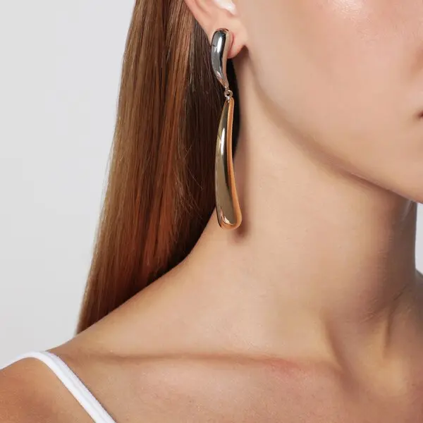 PANCONESI Drop Earrings In Plated Copper