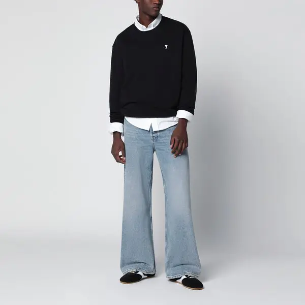 AMI Paris De Coeur Crewneck Sweatshirt