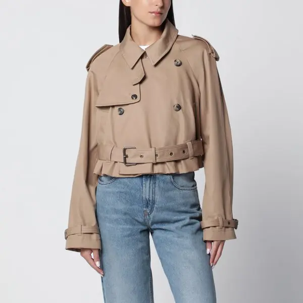 JW Anderson Short Cotton Trench Coat