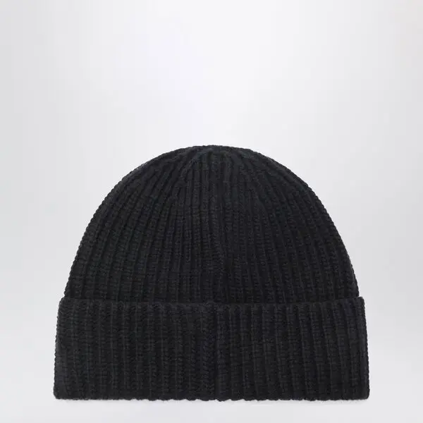 Stone Island Wool Beanie With Compass Patch