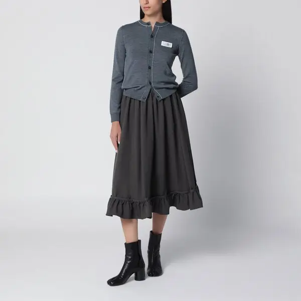 MAISON MARGIELA Mélange Wool-blend Cardigan