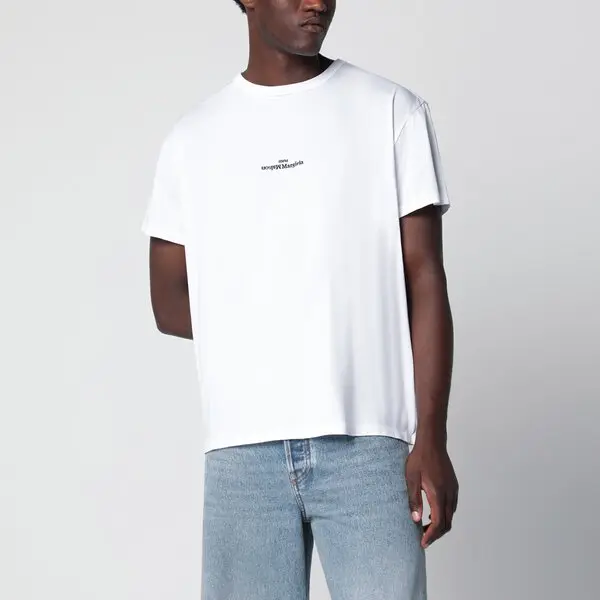 MAISON MARGIELA Cotton T-shirt With Logo - White