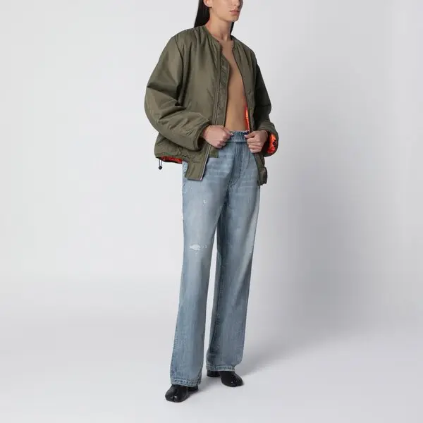 MAISON MARGIELA Khaki Nylon Bomber Jacket