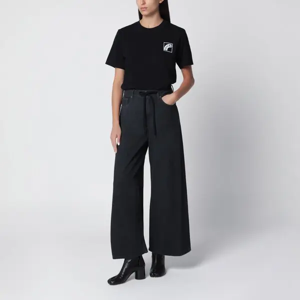MAISON MARGIELA Cotton Jersey T-shirt With Graphic Print