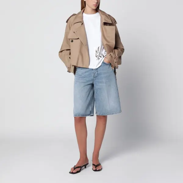 Max Mara Cotton T-shirt With Logo Print