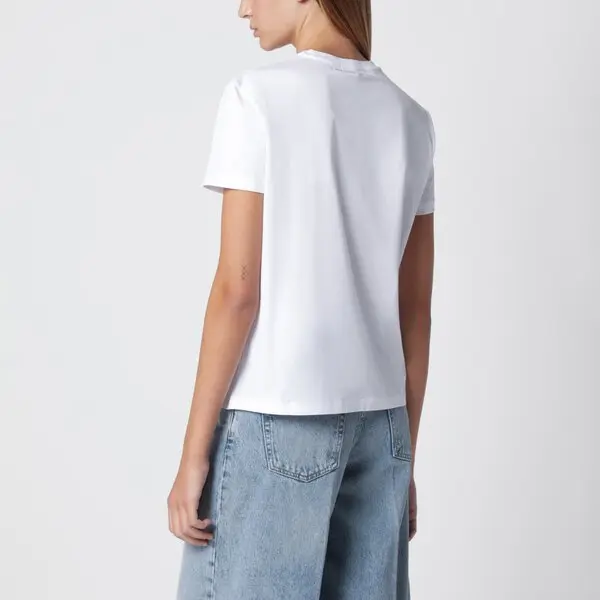Max Mara Cotton T-shirt With Logo Print