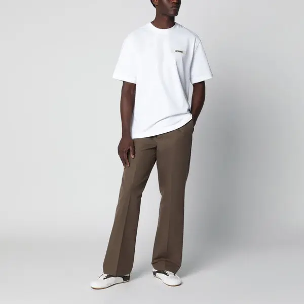 Jacquemus T-shirt With Grosgrain Logo