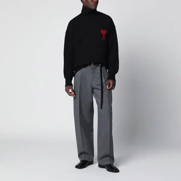AMI Paris De Coeur Turtleneck Sweater