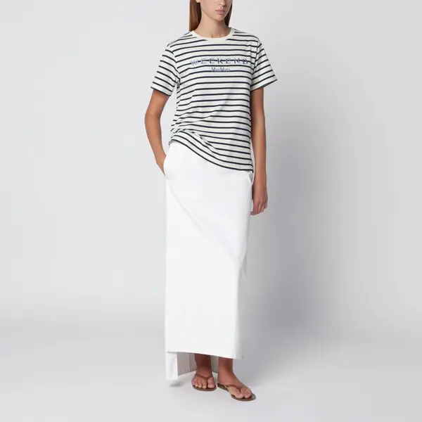 Max Mara Cru Striped Cotton Jersey T-shirt