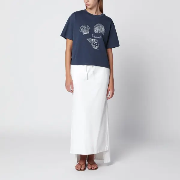 Max Mara Embroidered Cotton Jersey T-shirt