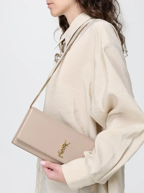 Saint Laurent Clutch Beige