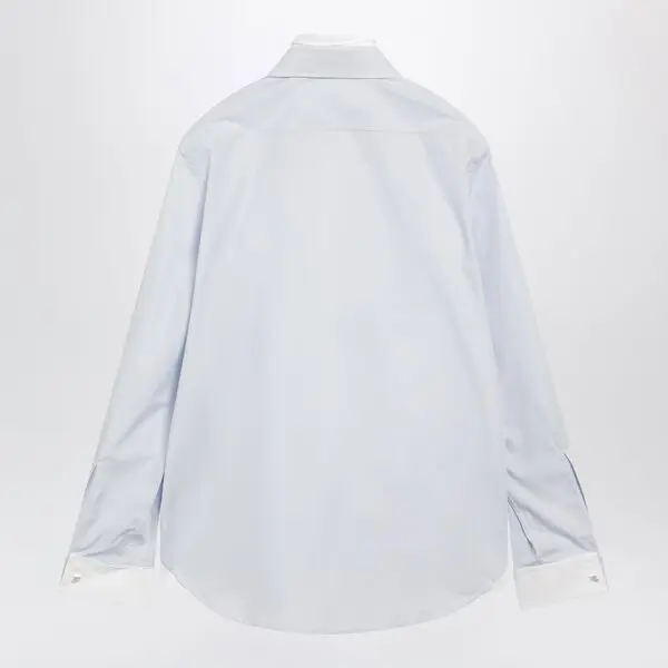 Acne Studios Layered Poplin Button-up Shirt /white