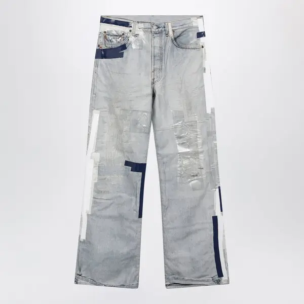 Acne Studios Trompe-l'oeil Tape Jeans - Blue
