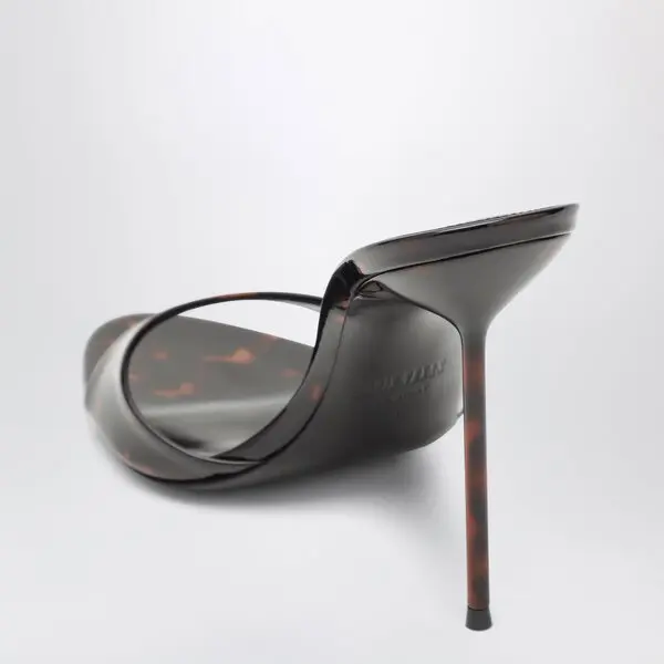 Paris Texas Lidia 105 Patent Leather Mules - Brown
