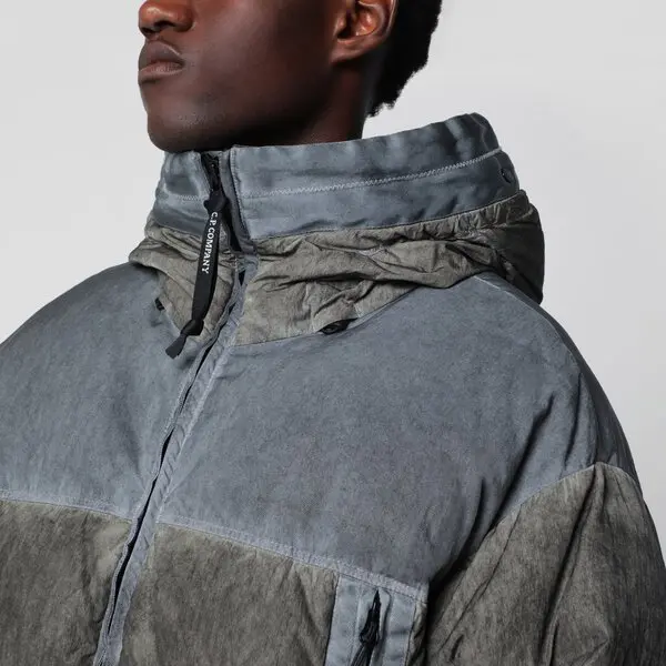 C.P. COMPANY Eco-chrome R Mixed Goggle Down Jacket