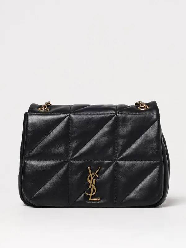 Saint Laurent Quilted Leather Shoulder Bag - Black