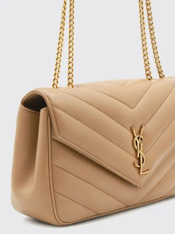 Saint Laurent Shoulder Bag Beige