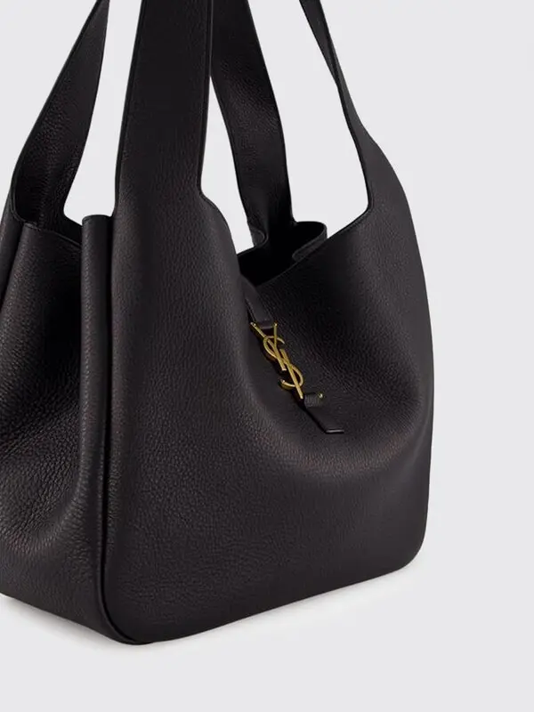 Saint Laurent Monogram Shoulder Bag - Black